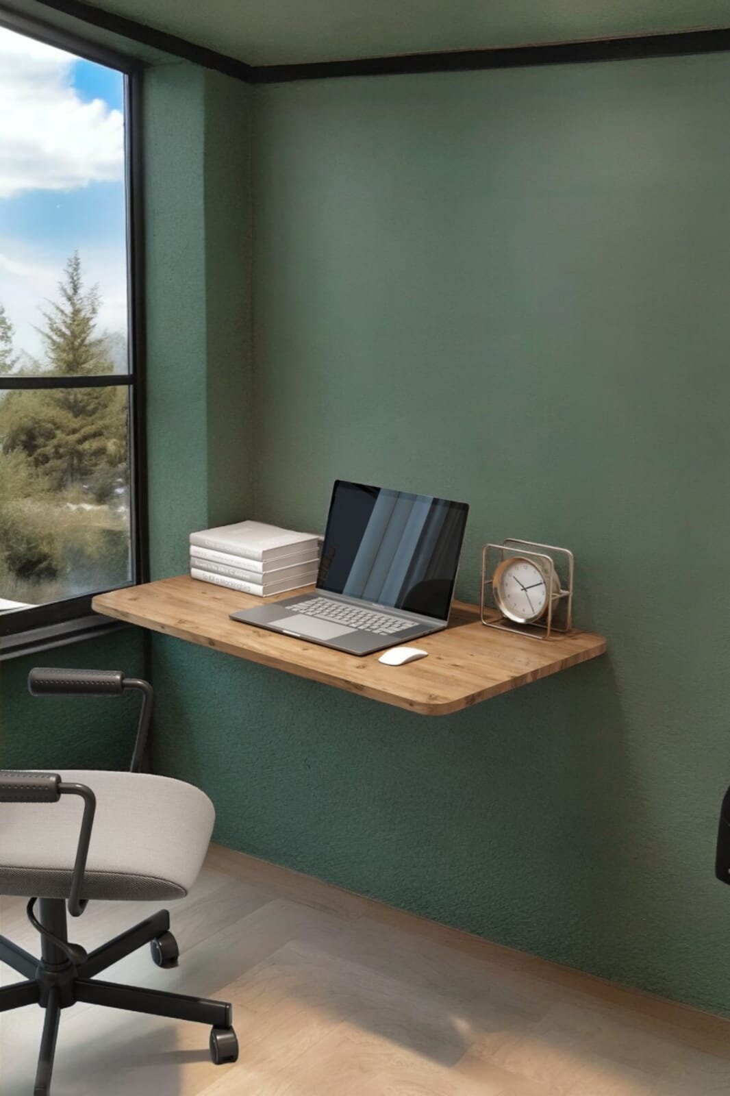 Wall Mounted Folding Table, Portatif Folding Table, Foldable Kitchen ...