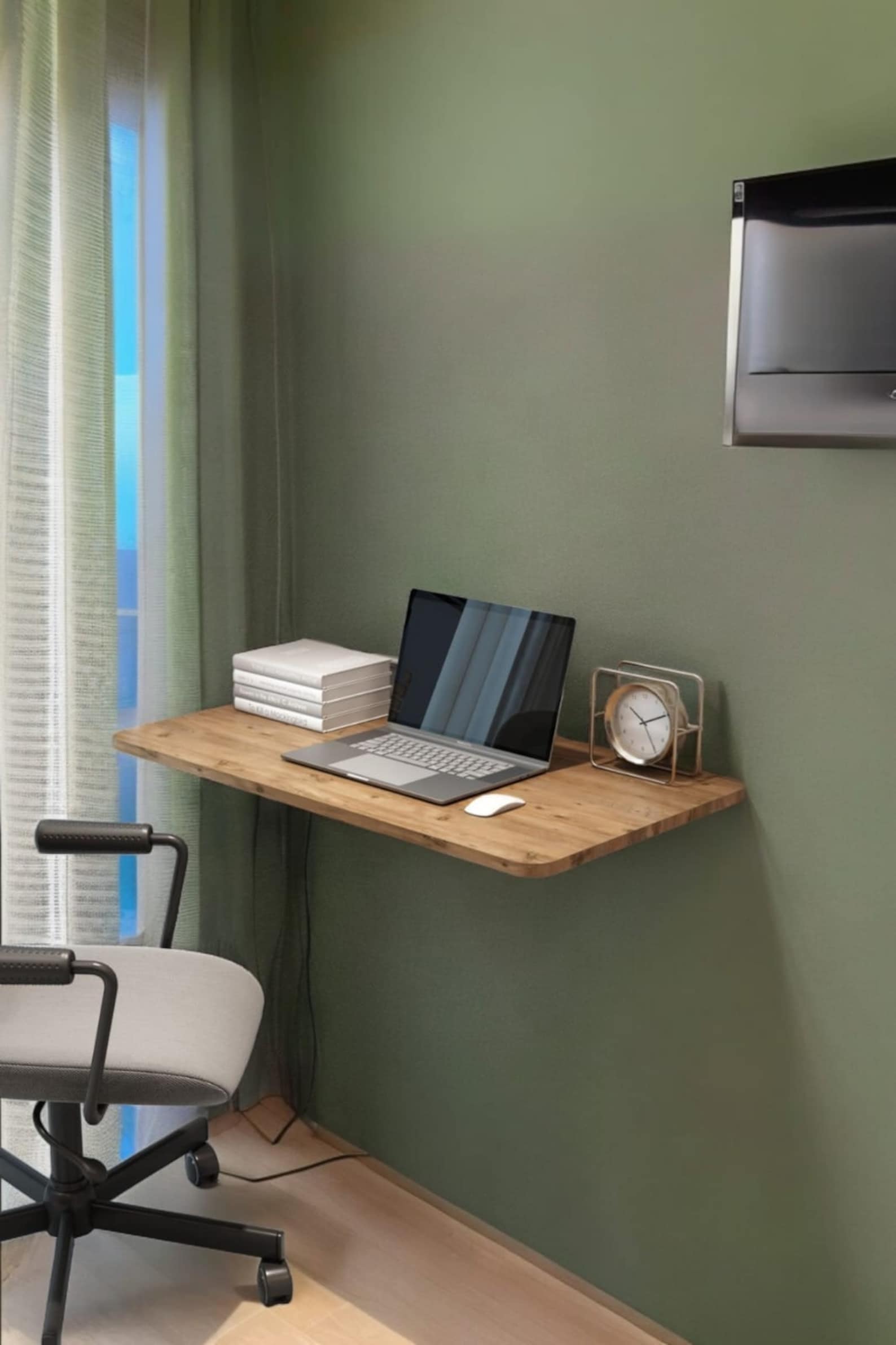 Wall Mounted Folding Table, Portatif Folding Table, Foldable Kitchen ...
