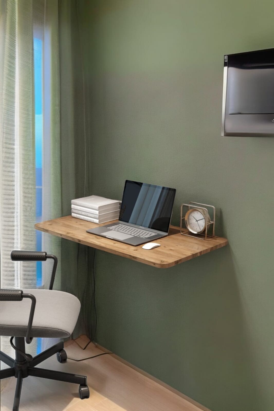 Wall Mounted Folding Table, Portatif Folding Table, Foldable Kitchen ...