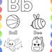 Digital Alphabet Coloring Book for Kids - Etsy