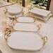 Elegant Boat-shaped Serving Plates Elevate Your Table Setting With Gold ...