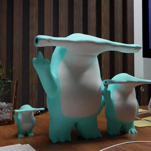 Hammerhead Shark Middle Finger Figurine Funny Rude Ocean Decor ...