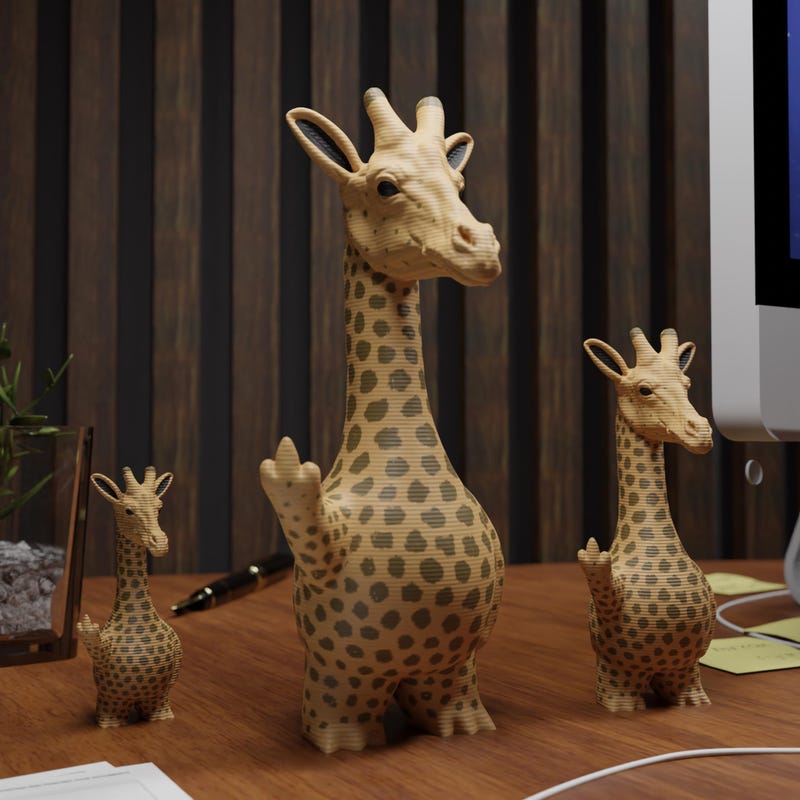 Giraffe Figurine - Etsy