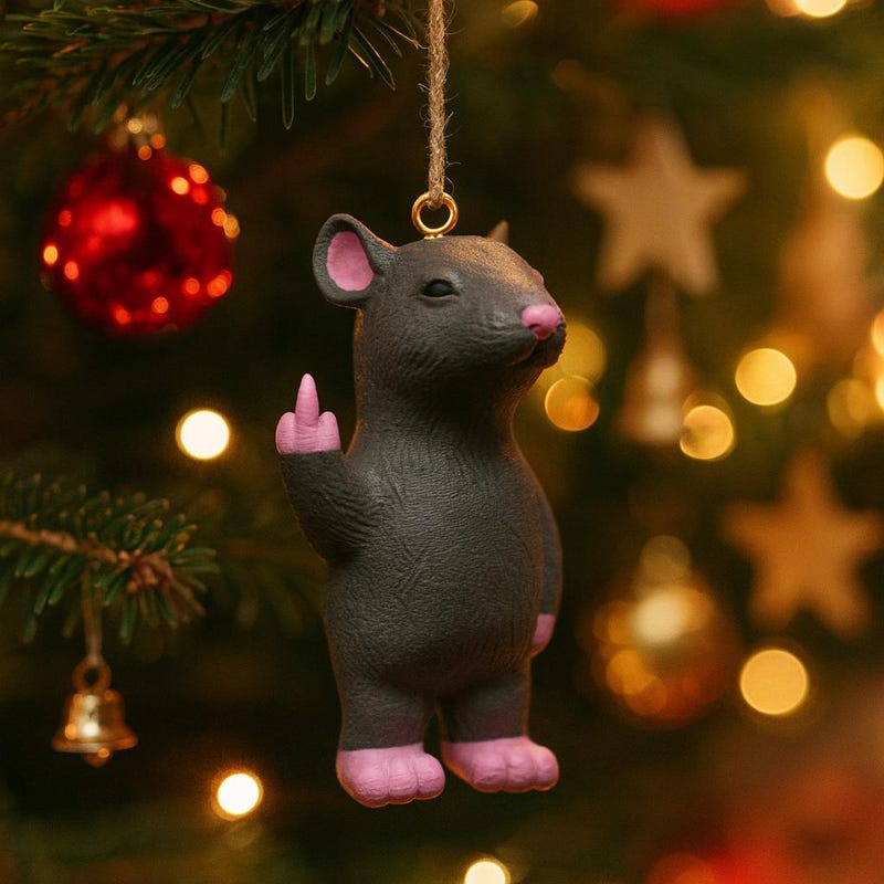 Christmas Rat Decorations - Etsy