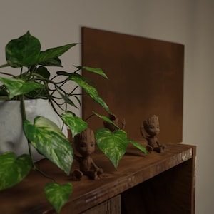 Tree-like Creature Middle Finger Statue – Humorous Decor, Unique Gift ...