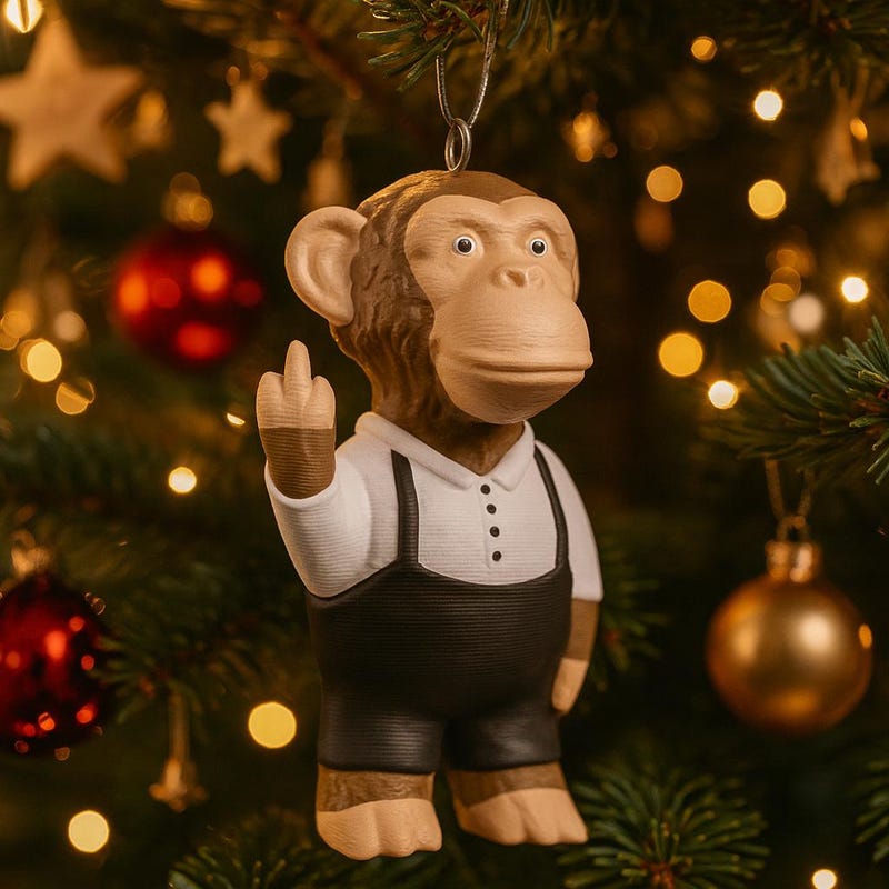 Affe mittelfinger - Etsy.de