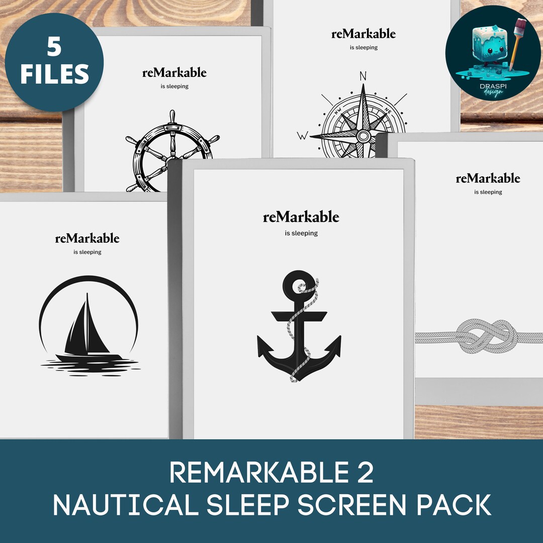 Remarkable 2 Nautical Sleep Screen Pack Remarkable 2 Sailing Remarkable ...