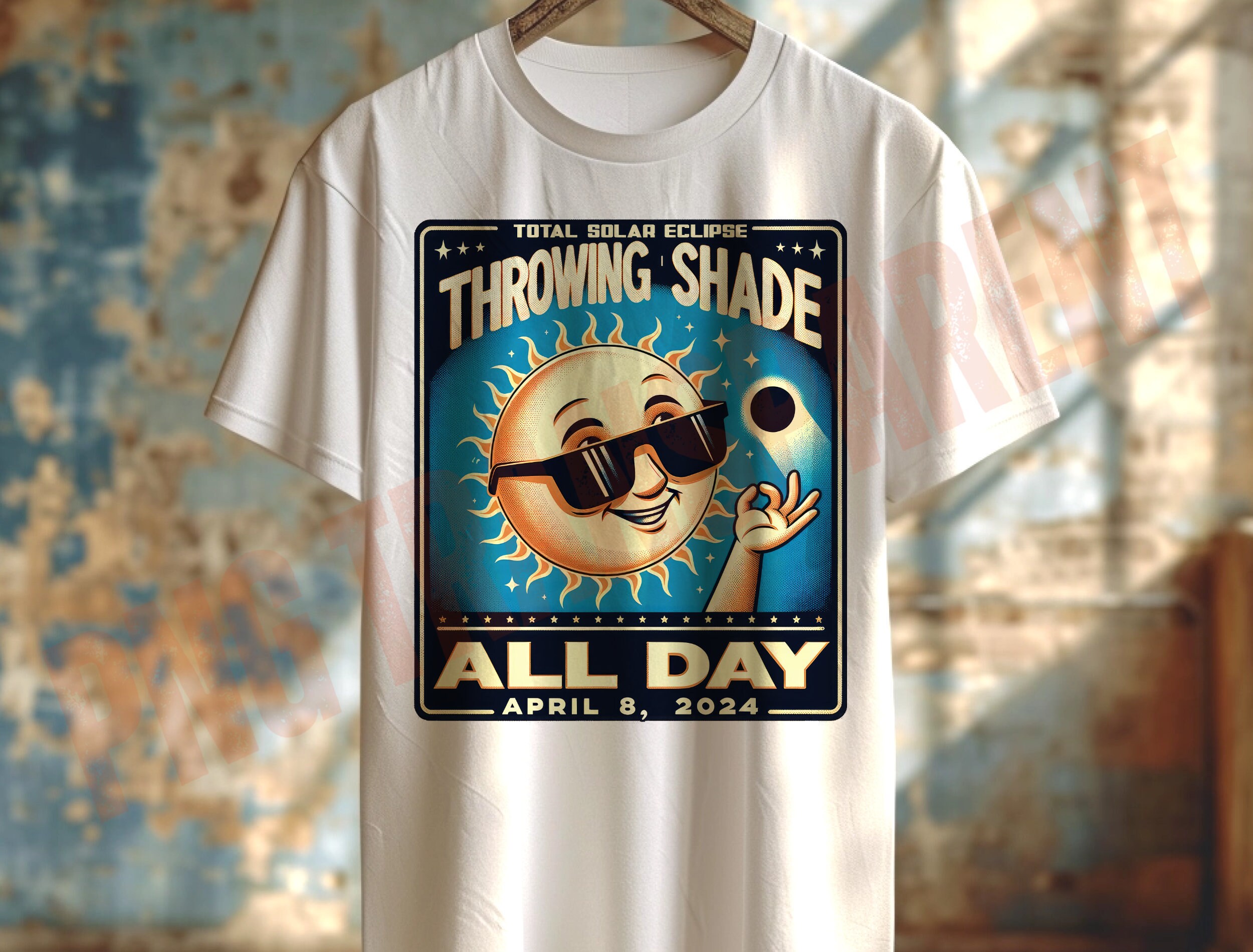 Retro Eclipse Png, Total Solar Eclipse April 2024 Png Throwing Shade ...