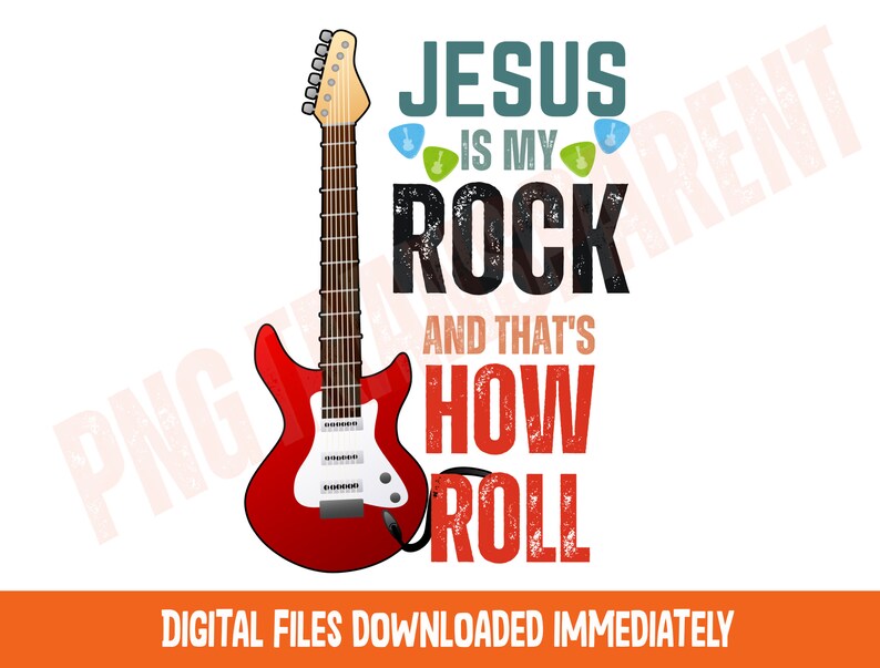 Jesus is My Rock PNG, Jesus How I Roll Christian PNG, Inspirational Png ...