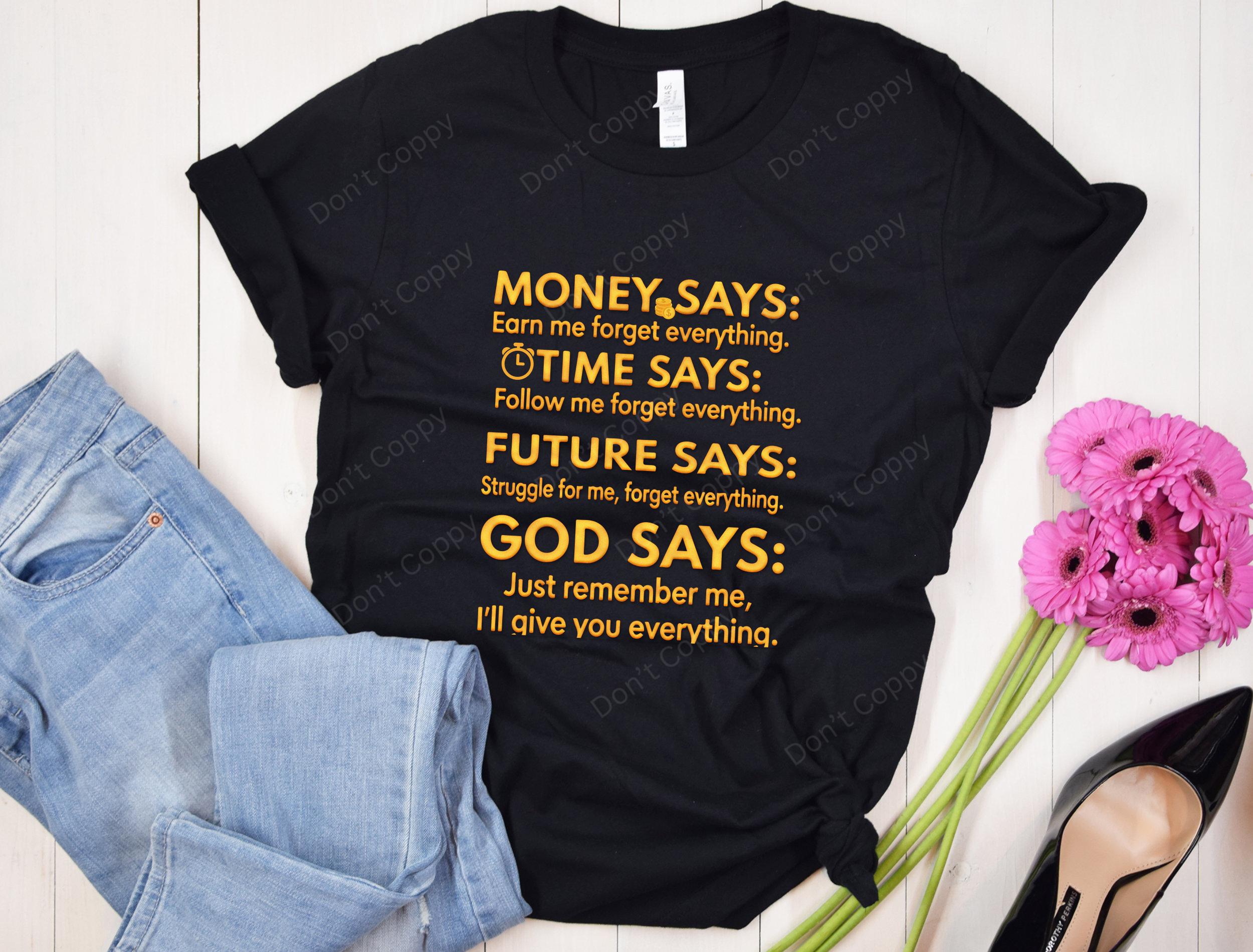 God Says Remember Me PNG, Christian Inspiration Sublimation, Faith ...