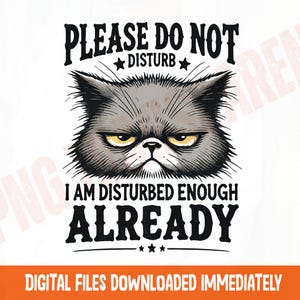 Funny Cat Png, Disturbed Cat Illustration, Humor Cat Meme, Cute Cat Png ...