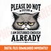 Funny Cat Png, Disturbed Cat Illustration, Humor Cat Meme, Cute Cat Png ...