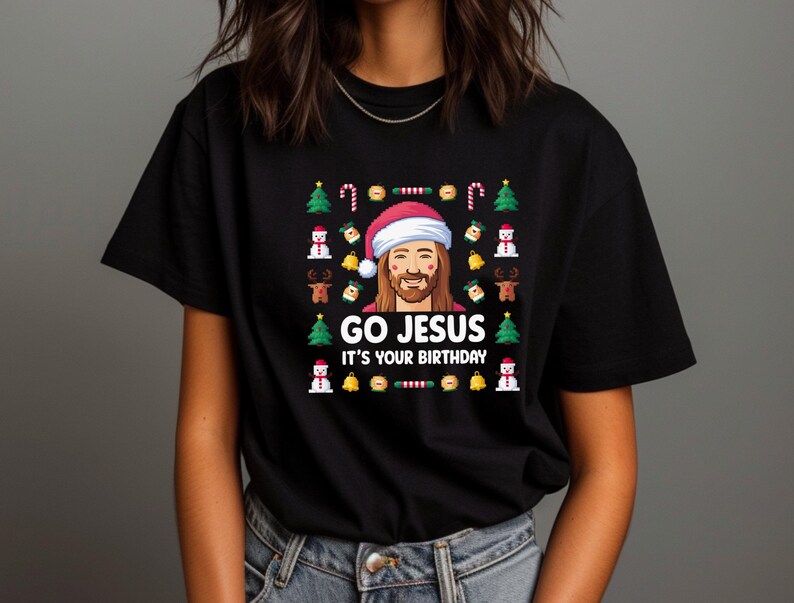 Funny Jesus Png, Jesus Birthday Png, Humorous Jesus Design Png, Jesus ...