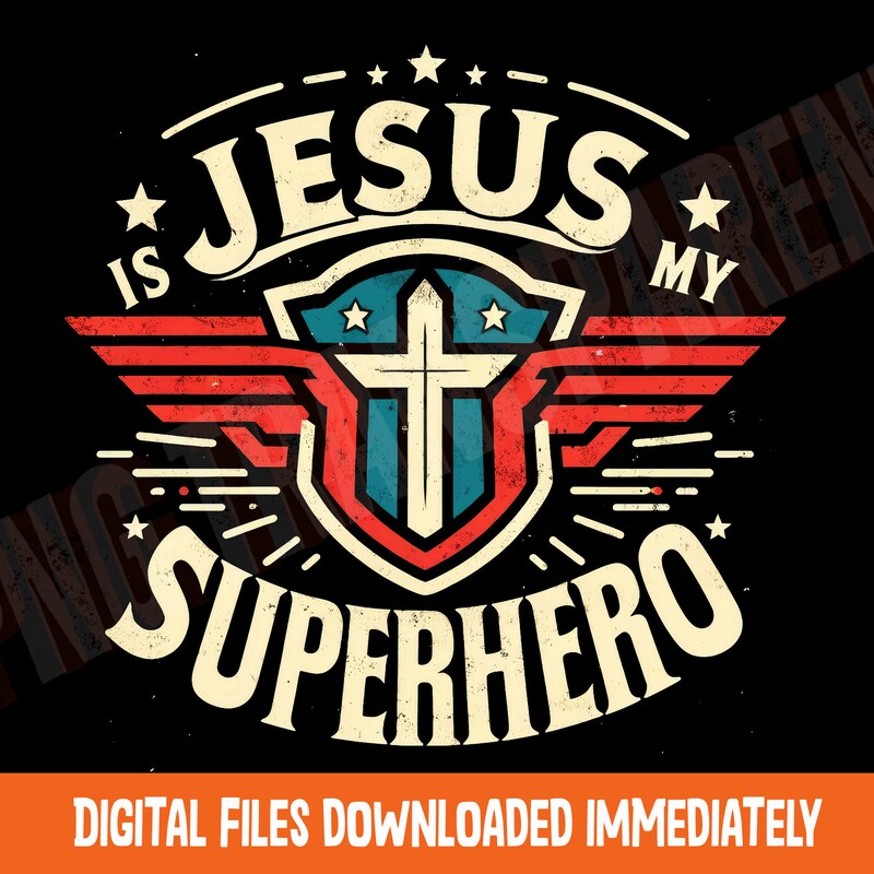 Jesus Superhero - Etsy