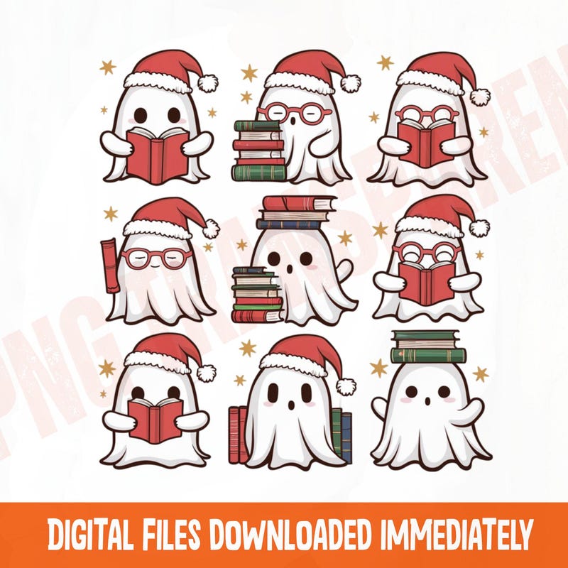 Ghost Christmas Png - Etsy