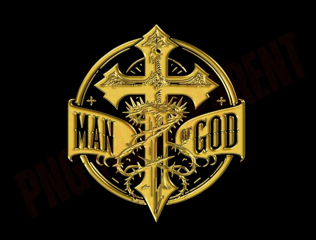 Man of God Svg, Sword Cross Design, Christian Warrior Graphic, Bible ...