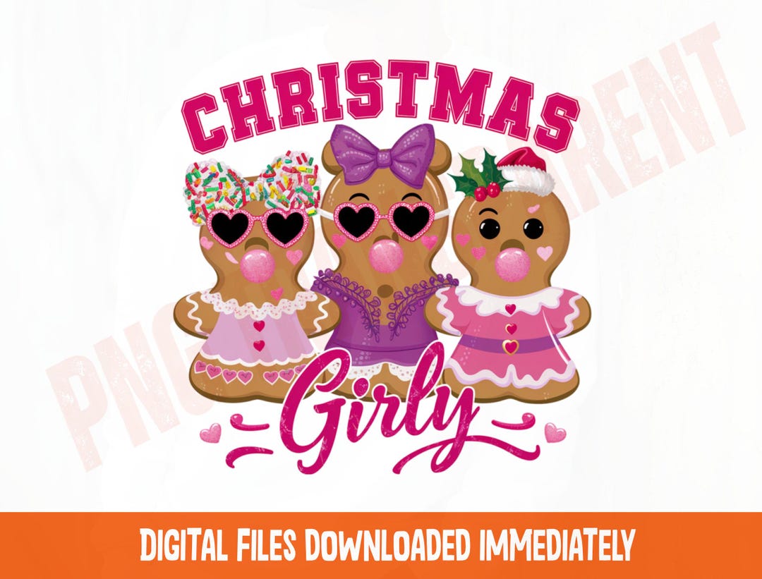 Christmas Girly Png, Gingerbread Girl Png, Christmas Cookies Png ...
