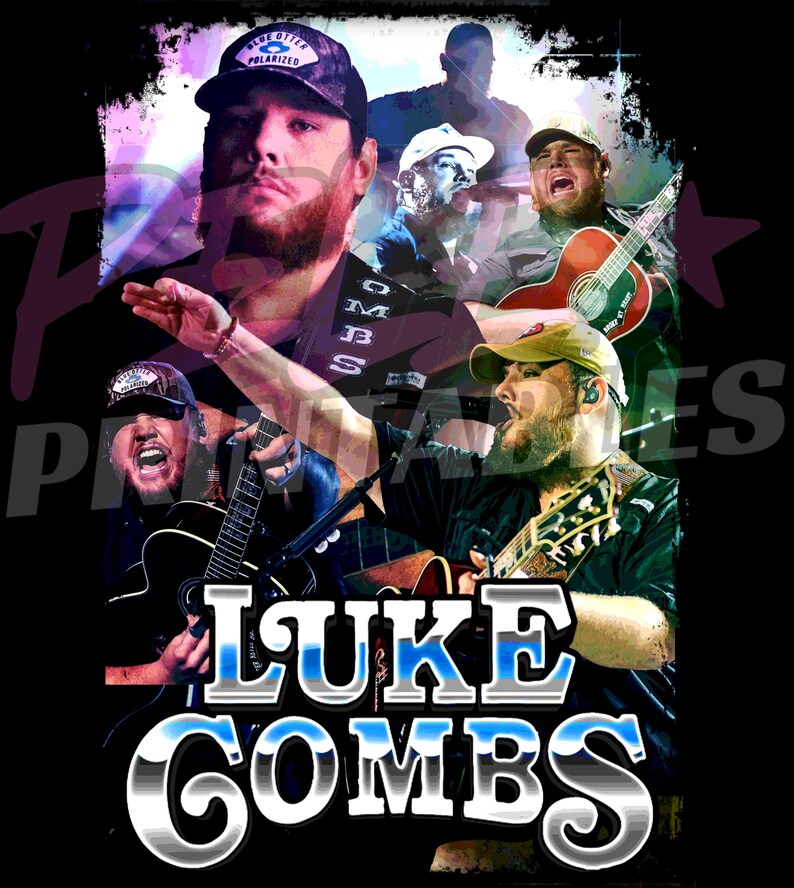 Luke Combs 90s Design PNG Digital Download - Etsy