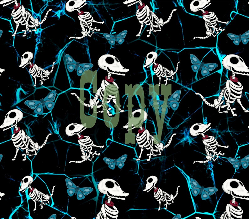 Scraps Skeleton Dog 20 Oz Tumbler Wrap Corpse Bride Straight and ...