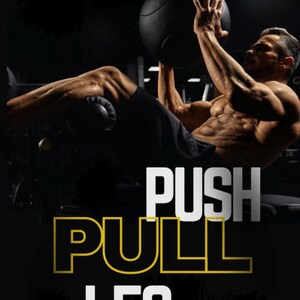 12-week Push-pull-leg Fitness Program for Men, Fitness Ebook Template ...