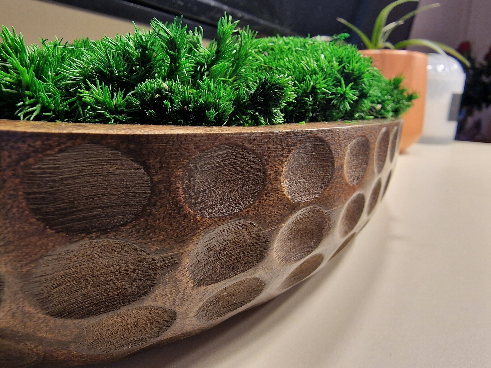 Preserved Bun Moss Bowl Centerpiece | Housewarming | Home Decoration ...