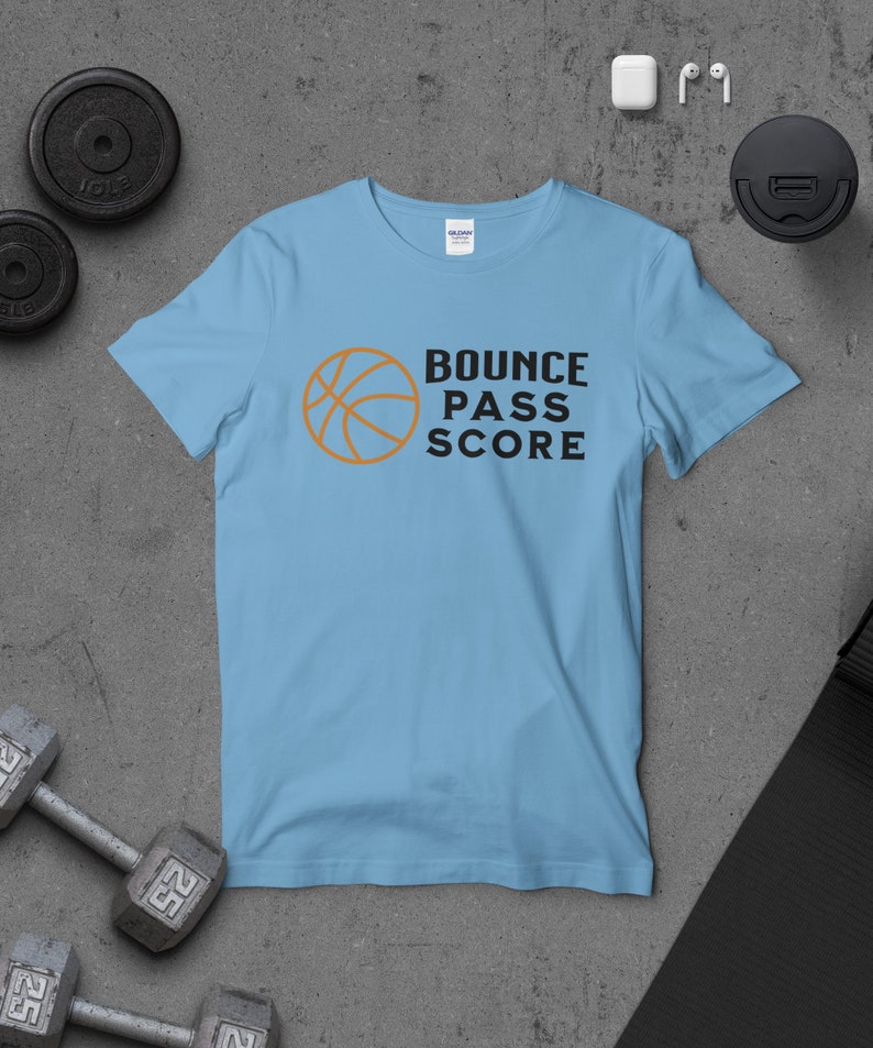 Score Basketball Shirt, Retro Basketball T-shirt, Bounce Pass Score ...