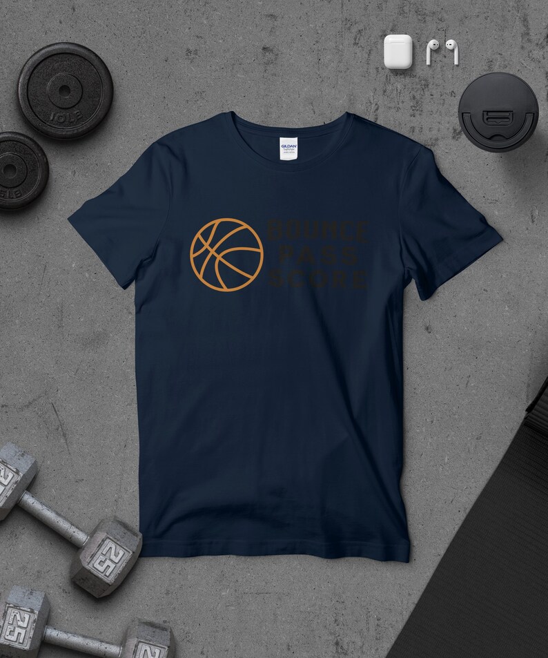 Score Basketball Shirt, Retro Basketball T-shirt, Bounce Pass Score ...