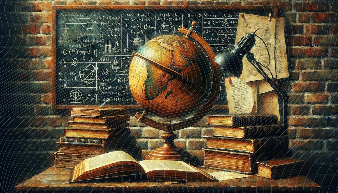 Antique-inspired Educational Backdrop, 200x150cm, Classic Background ...