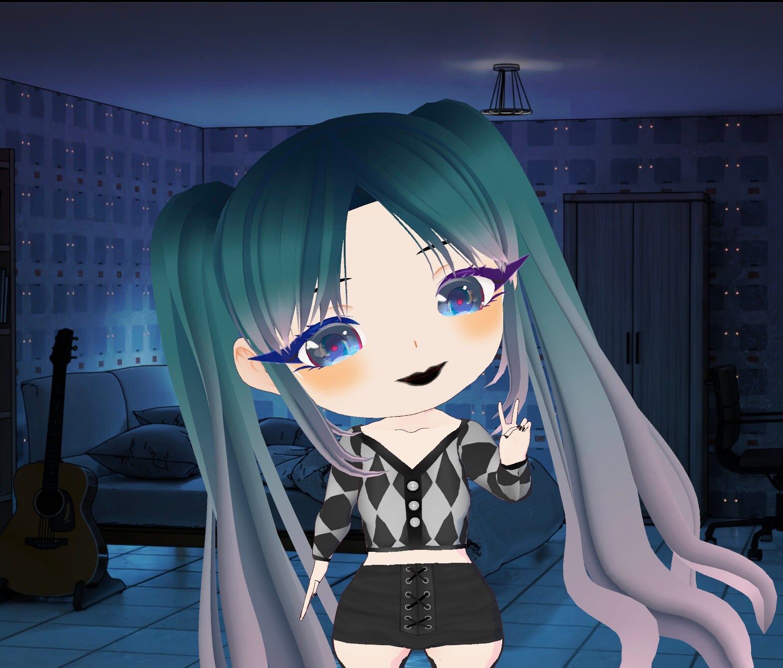 3D Vtuber Model and Chibi Version - Etsy