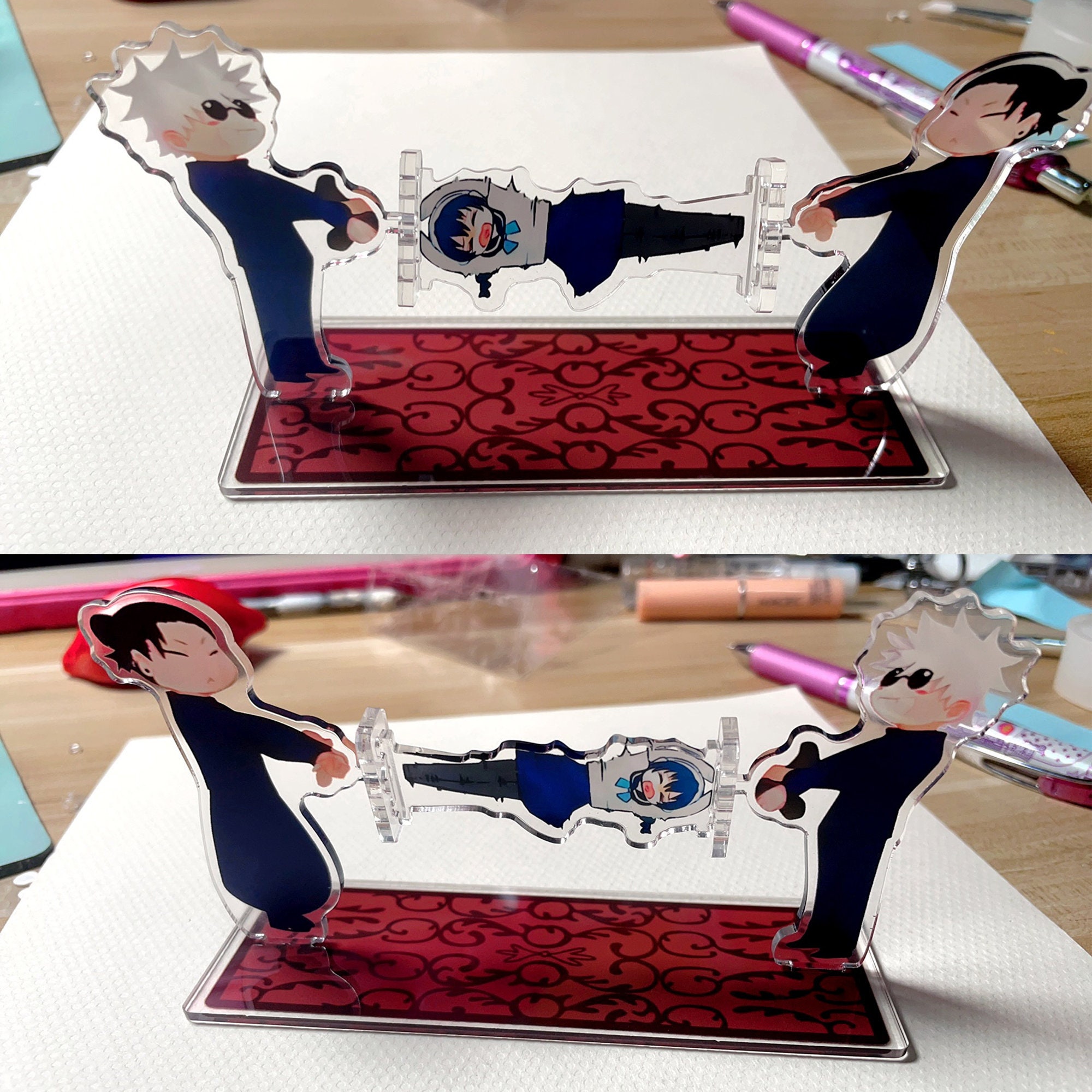 Gojo and Geto Swing Cute Standee Jujutsu Kaisen JJK Fanart Stand Anime ...