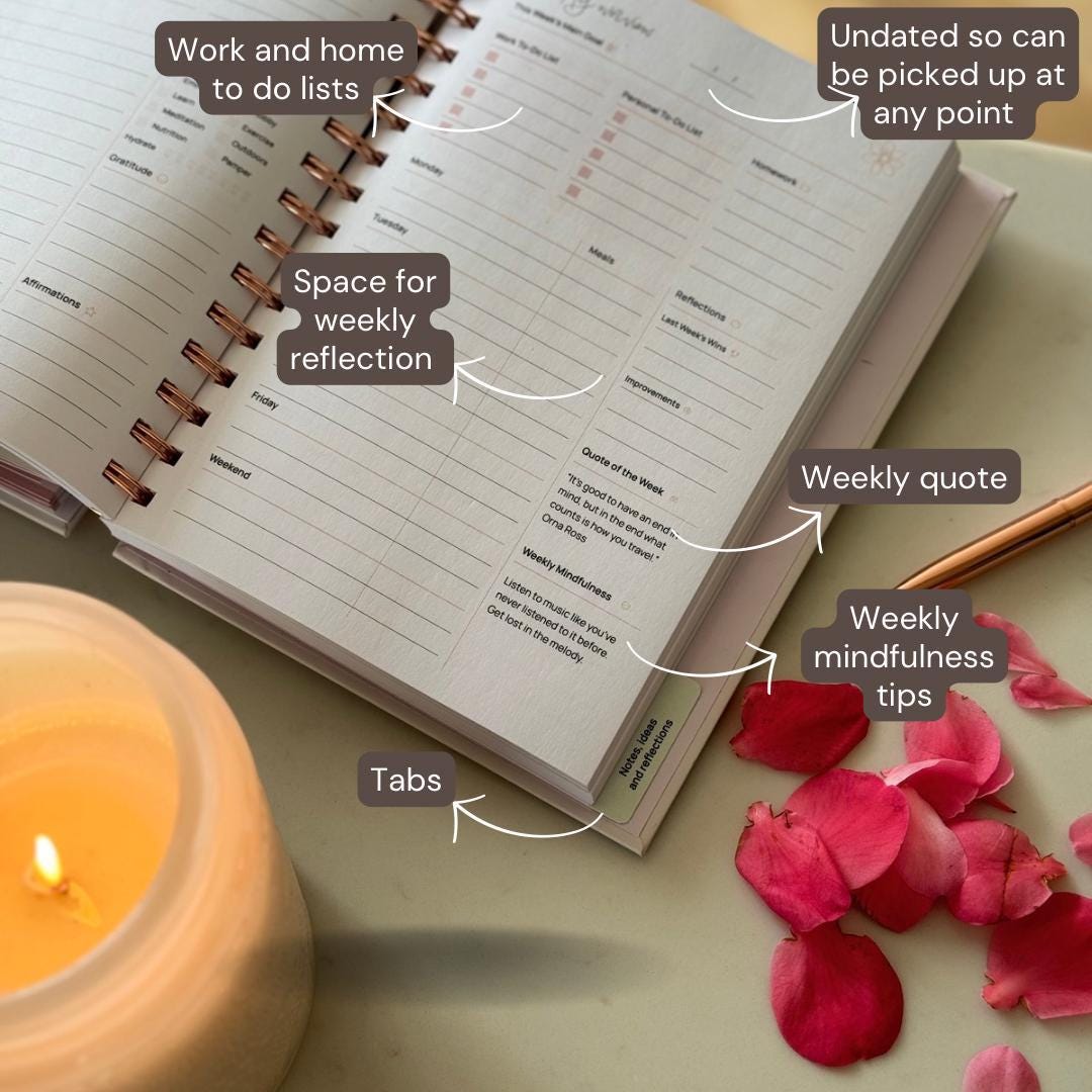 Teacher Positivity Planner - Mindfulness & Gratitude Journal and ...