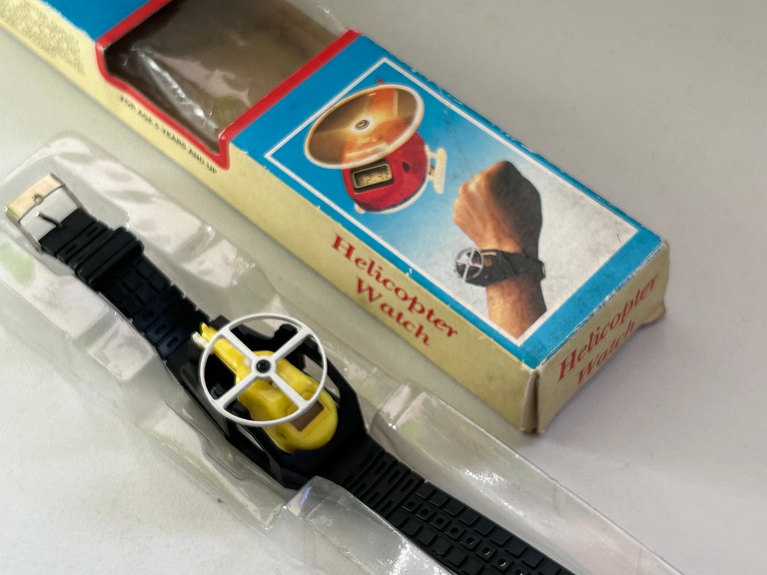 Helicopter Watch 80s Quarts Watch, Hard to Find, Super Rare - Etsy