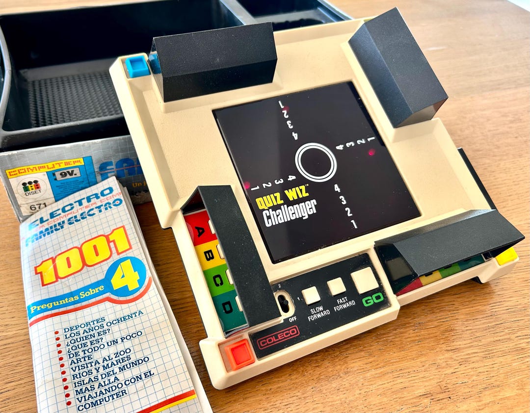 Coleco Computer Family Quiz Game, 1001 Questions and Answers. Vintage ...