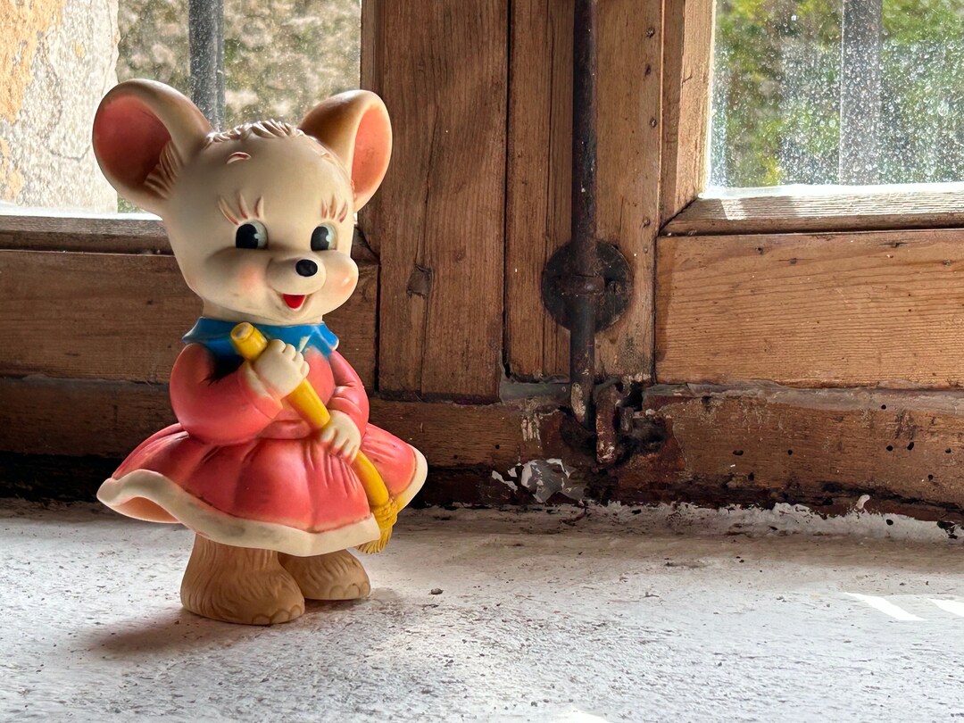 Smug Little Mouse, Old Rubber Doll From the 60s. the Smug Little Mouse ...