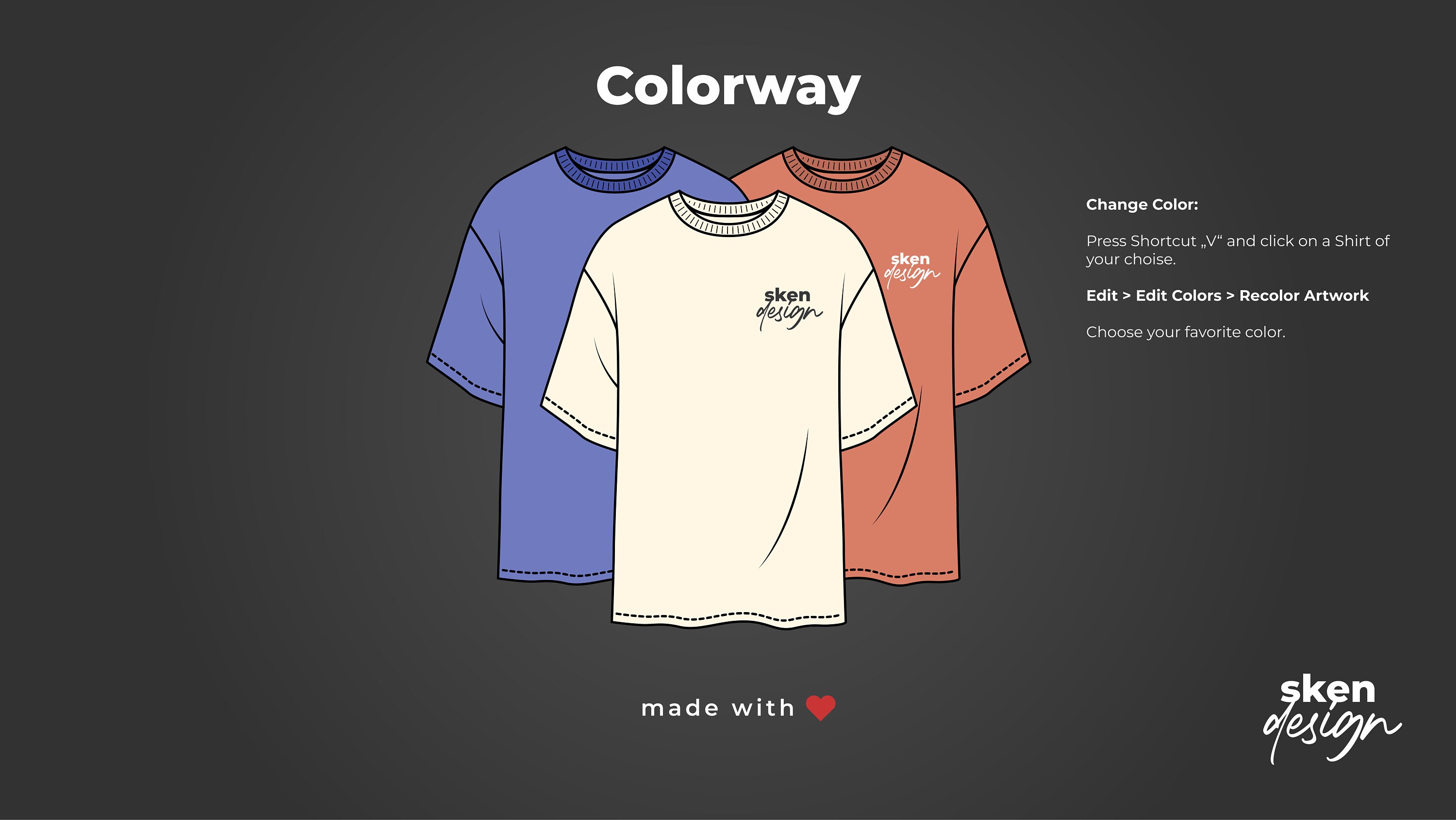 T-shirt Mockup Vector (illustrator, Photoshop & Procreate) // Fashion ...