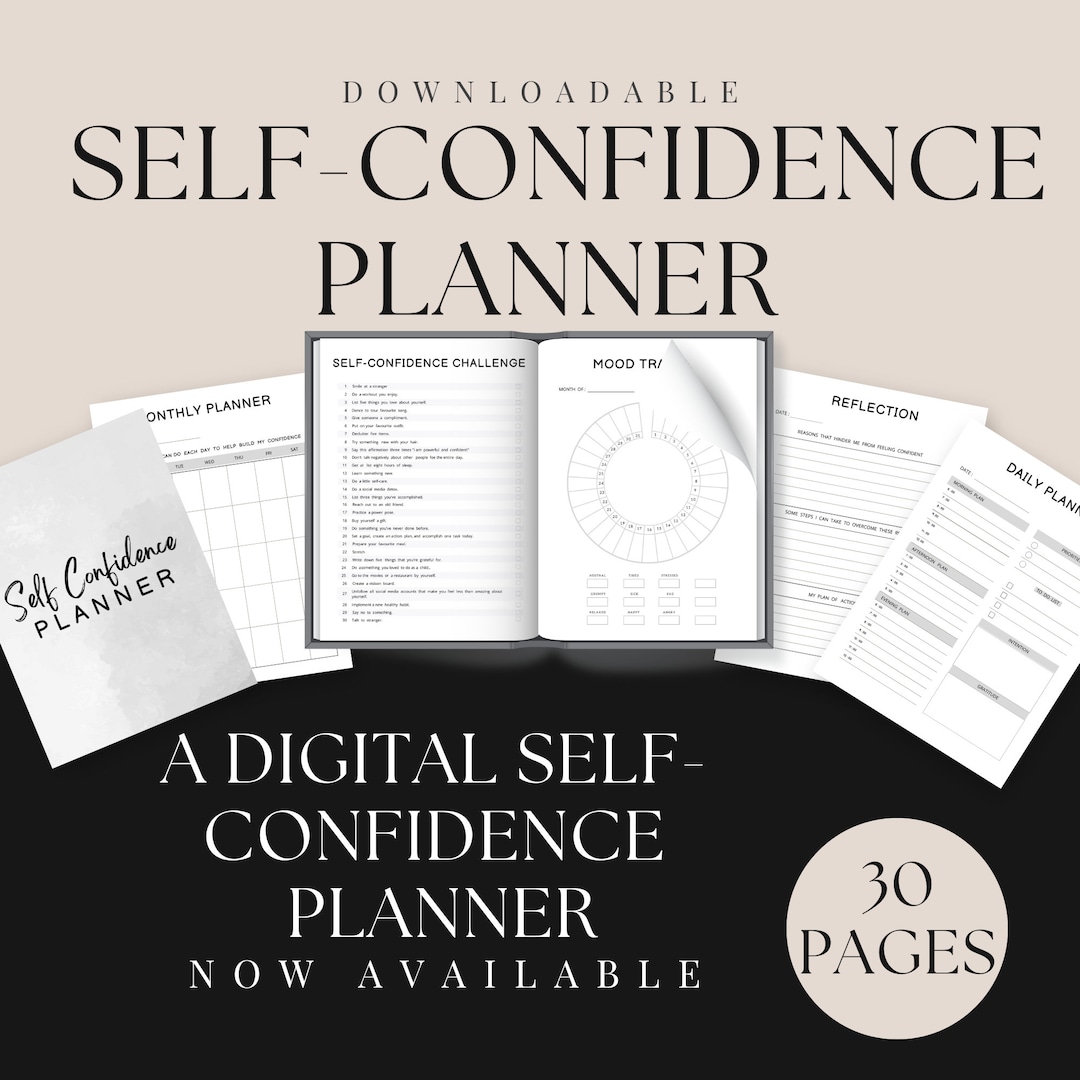 Self-confidence Planner Printable | Daily Empowerment Journal | A4 PDF ...