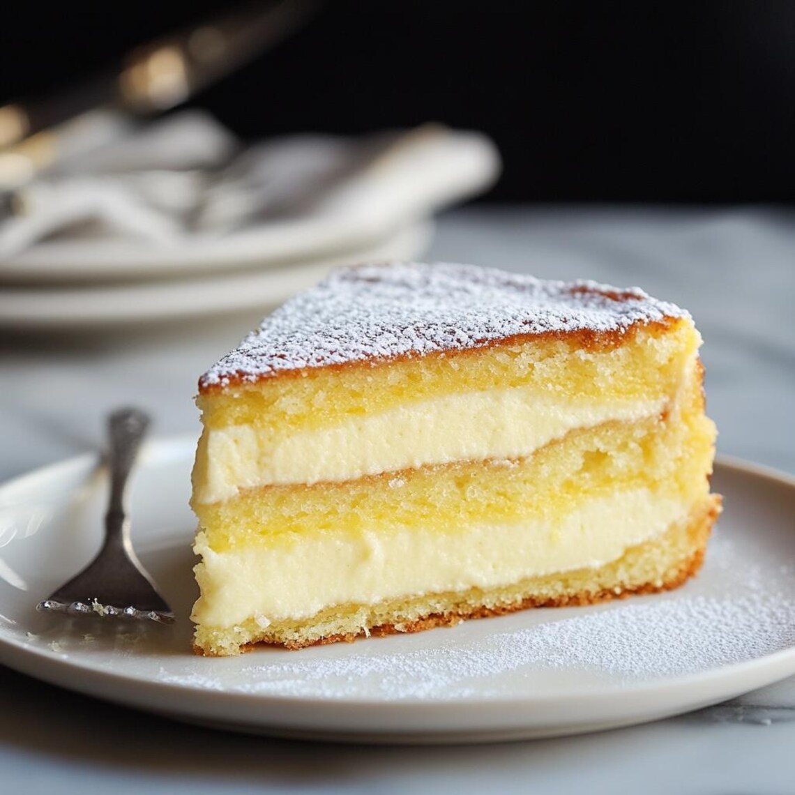 BEST RECIPE for Lemon Custard Cake | Moist, Gourmet Dessert | Printable ...