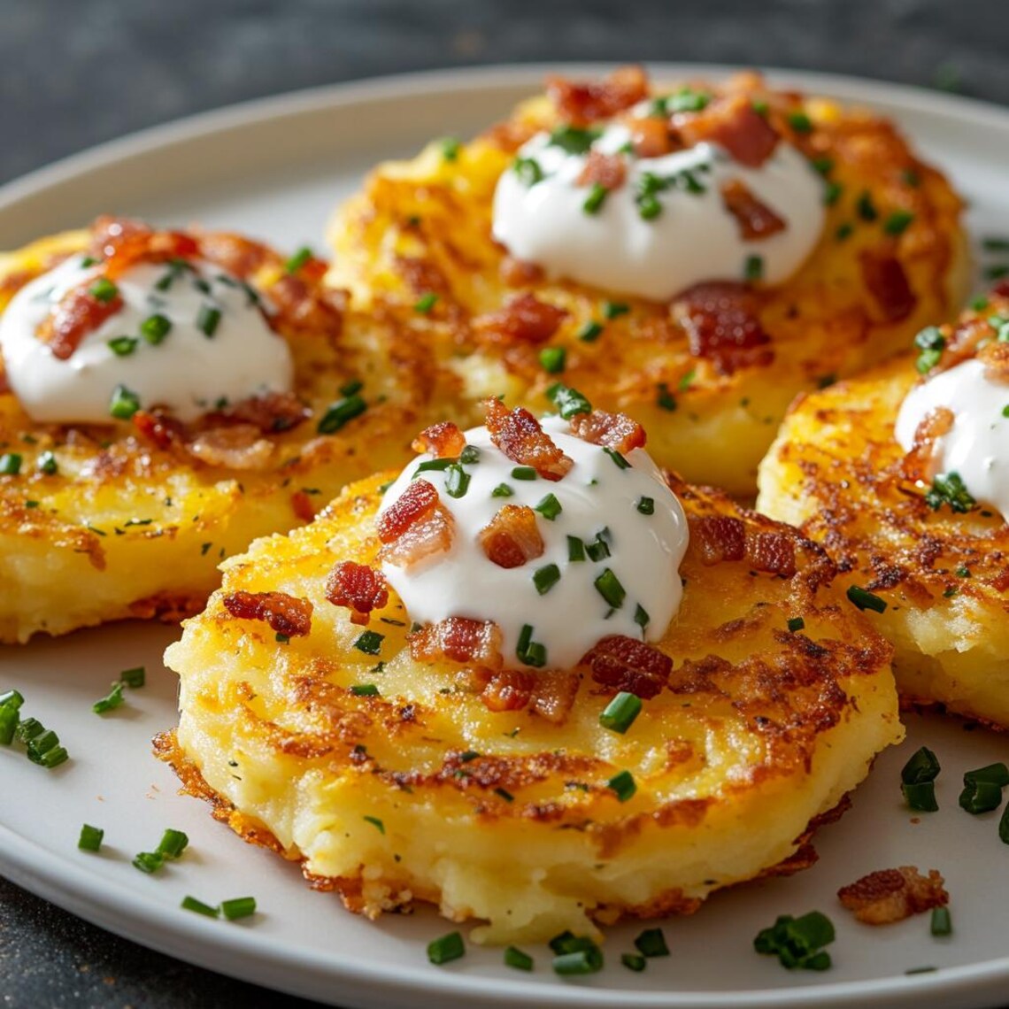 BEST RECIPE for Loaded Mashed Potato Cakes | Comfort Food | Printable ...