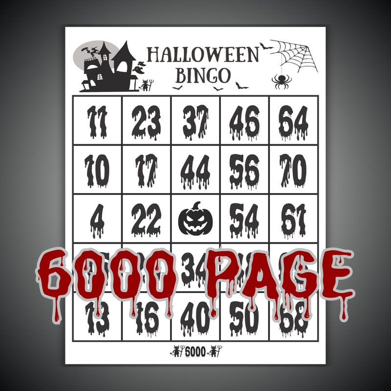 Halloween Bingo - Etsy