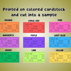 2400 Tambola Tickets, Housie, Indian Bingo Printable, 200-page ...