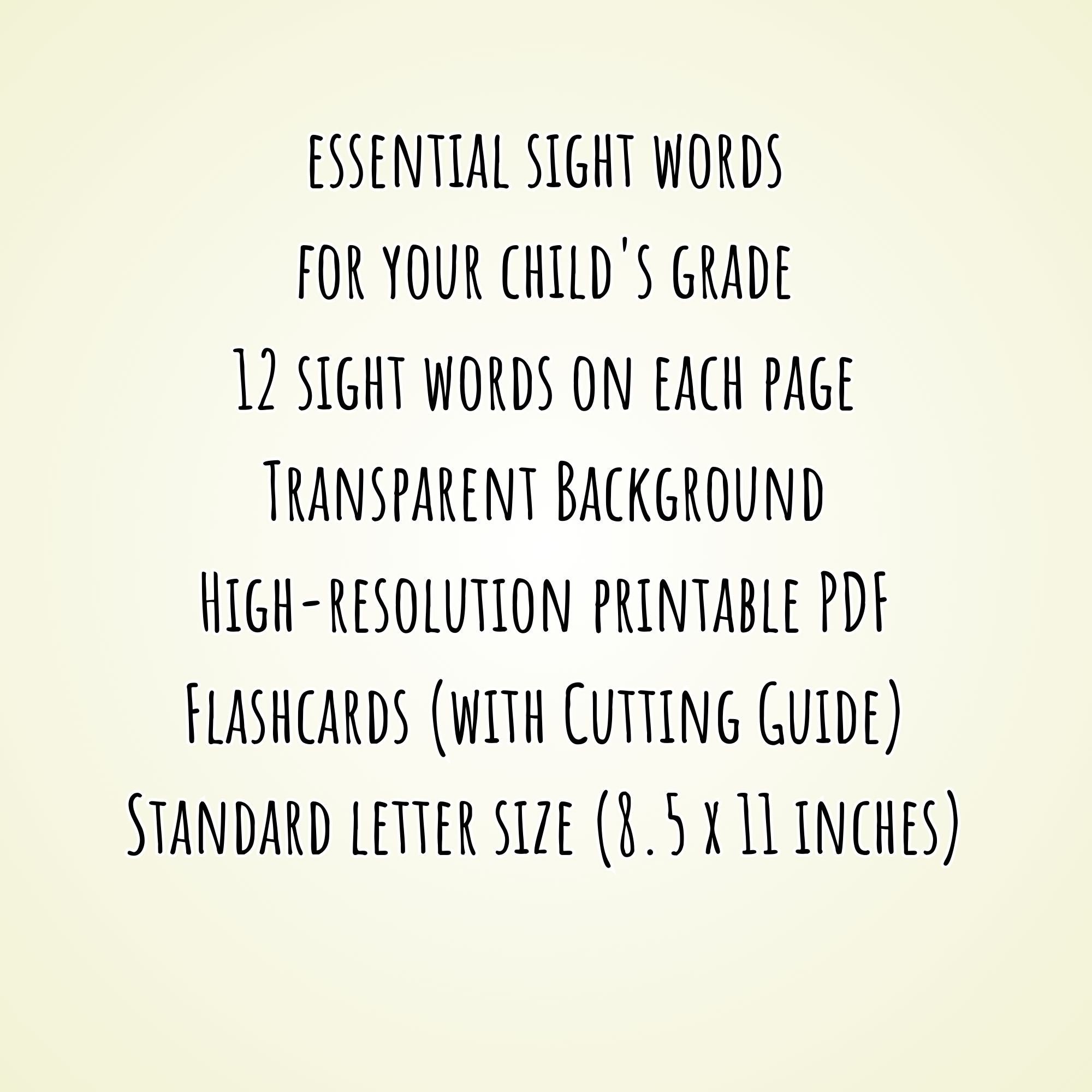 Dolch Sight Words for 1st Grade Bundle: Read, Trace, Write Worksheets ...