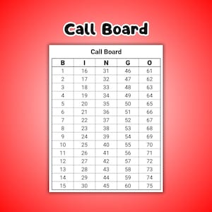 6000 Bingo Cards, 1 per Page, Large Print, Instant PDF Download, Bingo ...