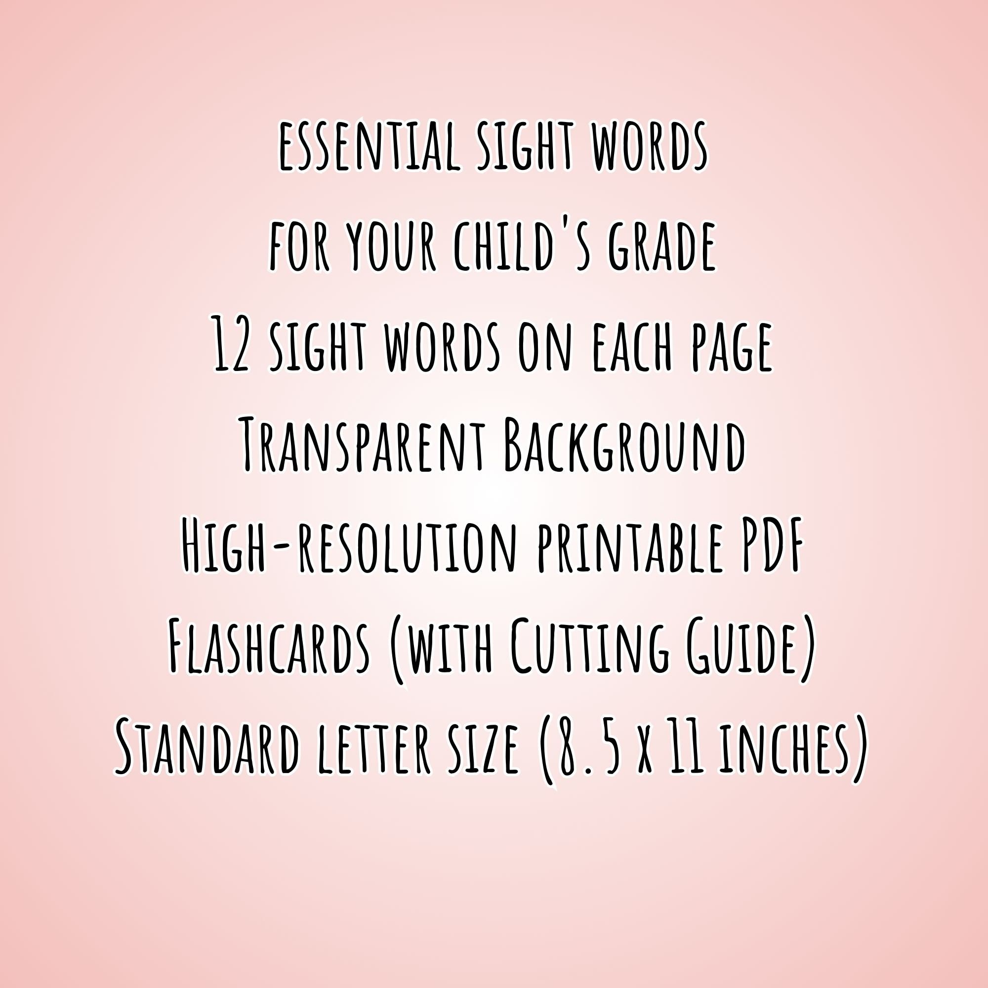 Dolch Sight Words for Pre-k Bundle: Read, Trace, Write Worksheets ...