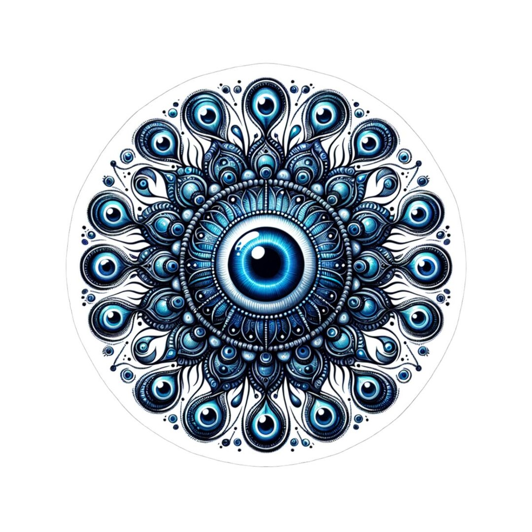 Evil Eye Sticker, Protection, Kiss-cut Stickers - Talisman for Good ...