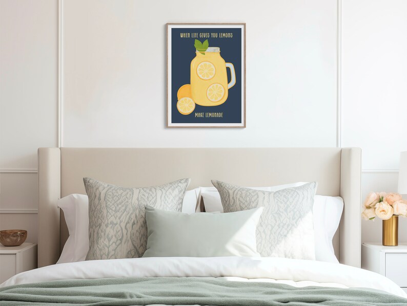 When Life Gives You Lemons Make Lemonade, Printable Wall Art ...