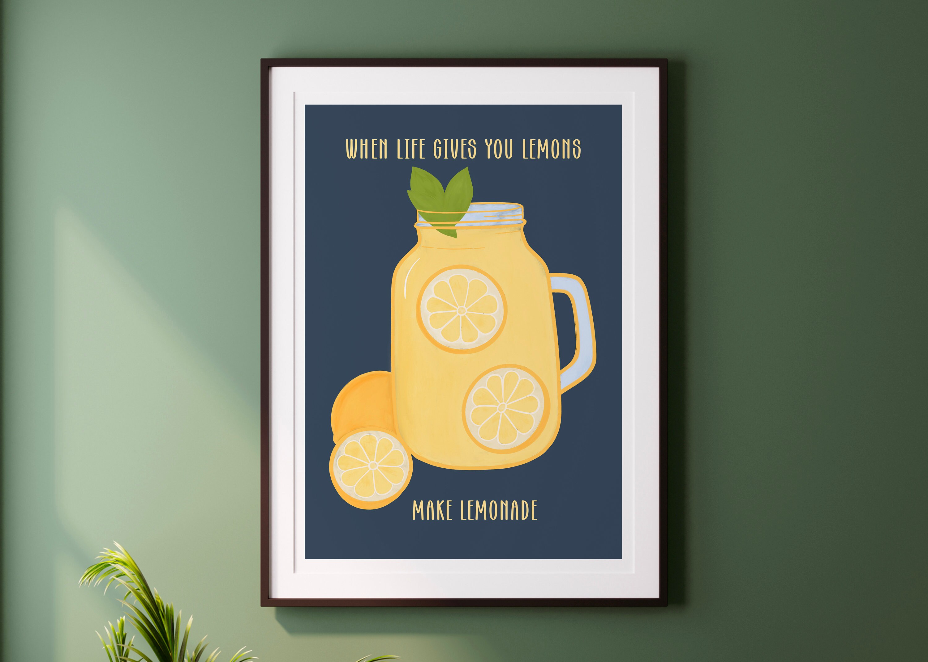 When Life Gives You Lemons Make Lemonade, Printable Wall Art ...