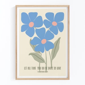 Let All That You Do Be Done in Love, Printable Wall Art, Corinthians ...