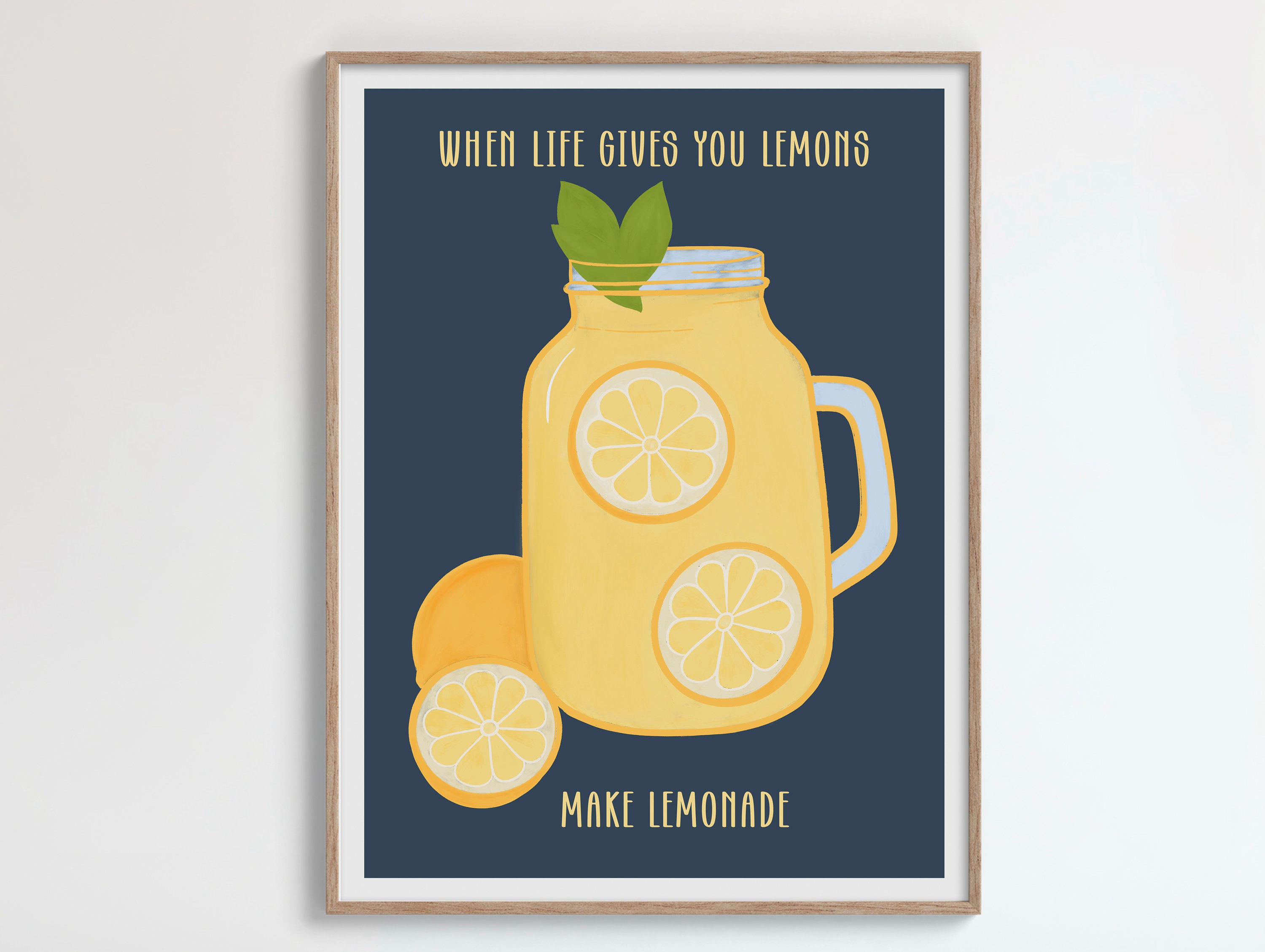 When Life Gives You Lemons Make Lemonade, Printable Wall Art ...