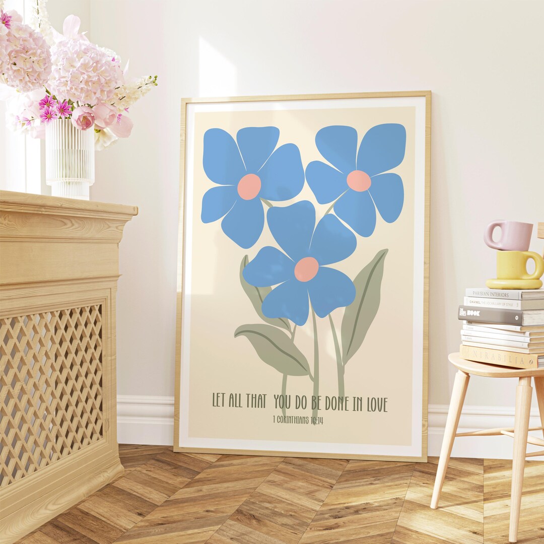 Let All That You Do Be Done in Love, Printable Wall Art, Corinthians ...