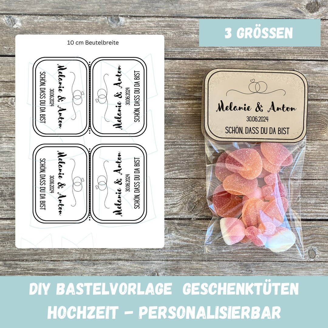 Wedding Gift, PERSONALIZED, Print Template, Gift Wrapping, Gift for ...